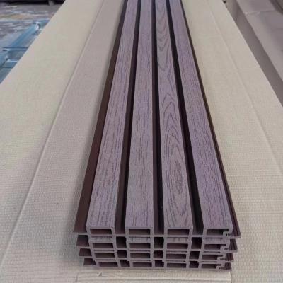 China Anti-Rutsch-Feuchtigkeitsbeständige Holztekstur WPC-Wandplatte für Außendekoration zu verkaufen