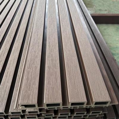 China Factory Manufacturer Wpc 3D Siding Wall Panels Board Curved Wood Wall Cladding for sale