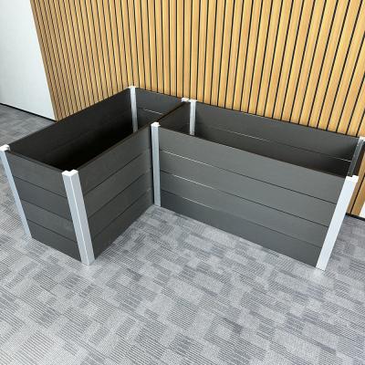China Outdoor Raised Garden Bed Planter Box With Waterproof Fire Retardant Eco Friendly Material For Backyard Planting for sale
