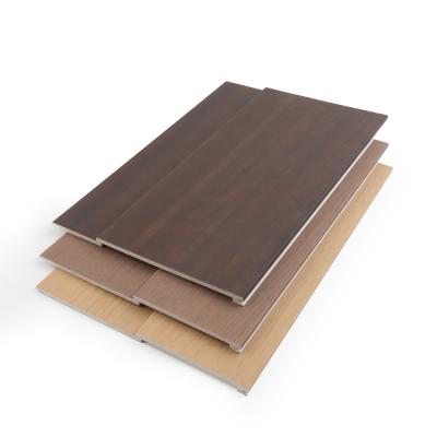 China Waterproof WPC Wall Panel With Wood Grain Quick Installation In Home Office for sale