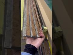 Waterproof Decoration PS Interior 3D Wood Wall Paneling Cornice Moulding
