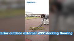 exterior outdoor external WPC decking flooring
