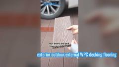 exterior outdoor WPC decking flooring