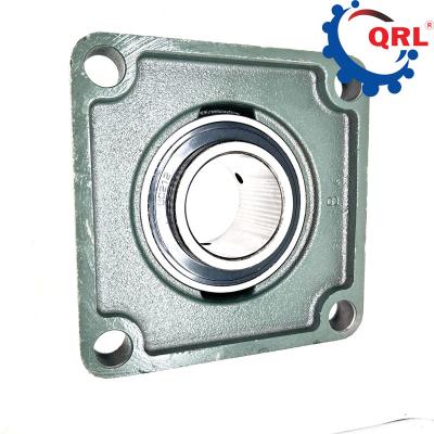 Cina UCF 212 Unità di cuscinetti a sfera a flangia quadrata con blocco a vite in vendita