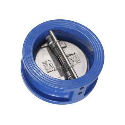 China ANSI-standaard zilver ductiel ijzeren wafer type PVC 4 inch 8 inch flap type checkklep Te koop