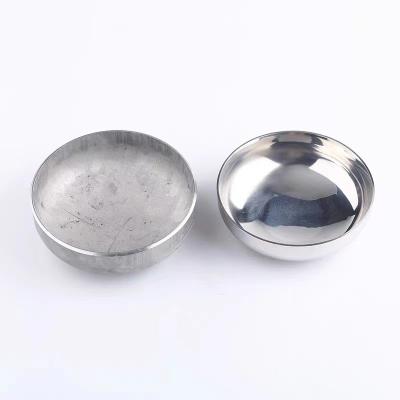 Cina Argento ASTM 12 pollici olio senza cucitura cappuccio finale titanio cappuccio valvola d'aria fine serbatoio testa di piatto in vendita