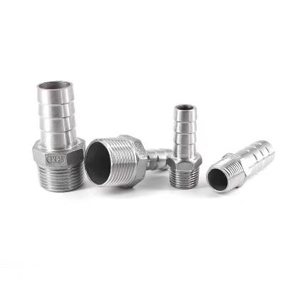 Cina SS316 SS304 Tubo in acciaio inossidabile Fitting Connector Casting NPT BSPT Hex Hose Nipple in vendita