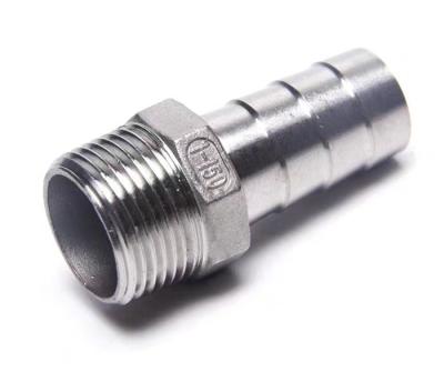 Cina SS316 SS304 Tubo in acciaio inossidabile Fitting Connector Casting NPT BSPT Hex Hose Nipple in vendita