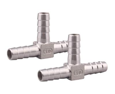 Cina Femminile tubo in acciaio inossidabile Barb 3 Way Tee forma T Barbed 1/2 pollice Union Home Brew Fitting in vendita