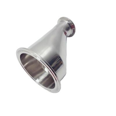 中国 衛生用 304 316L ステンレス鋼 トリクランプ接続 エクセントリック・リデュッサー/乳製品パイプ トランジションパイプフィッティング 1/2''-120 販売のため