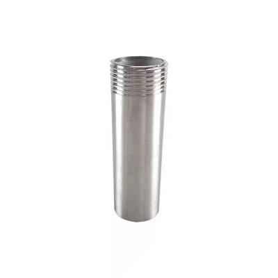 Cina 50 mm di lunghezza SS304 NPT single nipple per 201 304 316 acciaio inossidabile in argento in vendita