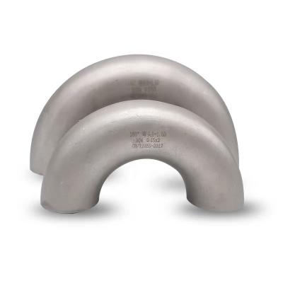 Cina Saldatura a 180 gradi gomito in acciaio inossidabile 304 316 316L per tubi uguali dimensioni 1/4''-4.0 in vendita