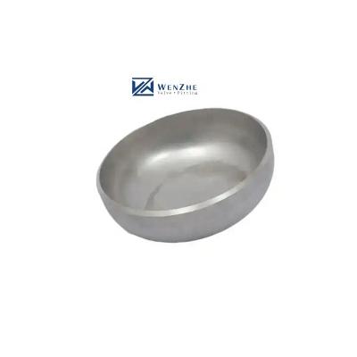 China Watervatkopcode cilindrisch roestvrij staal 304 316LASME Elliptische schotelkoppen Te koop