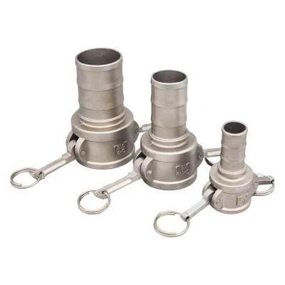 Cina 304 316 Sottili rettilinei con leva di blocco tubo a spine spinato camlock C accoppiamenti a cam e a scanalatura in vendita