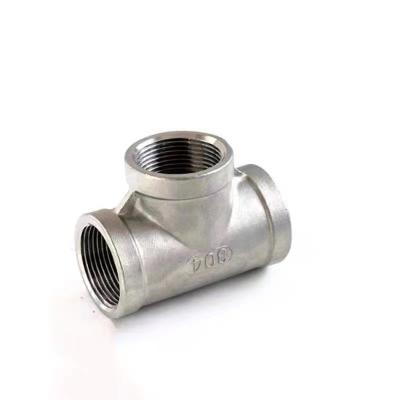 Cina Fusione WZ 304T tipo Acciaio inossidabile Fuso interno Tee Fuso di vite Fuso di viti Fuso di tubi d'acqua Fuso di idraulici Accessori NPT BSP BSPT in vendita