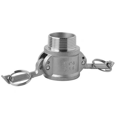 Cina Codice del titolo Fitting a camloccatura cilindrica per tubi e tubi in acciaio inossidabile 304 316 in vendita