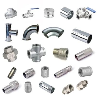 Cina Filato femminile Npt bspt bsp Acciaio inossidabile standard SCH 10 40 Fittings per tubi da stampa in vendita