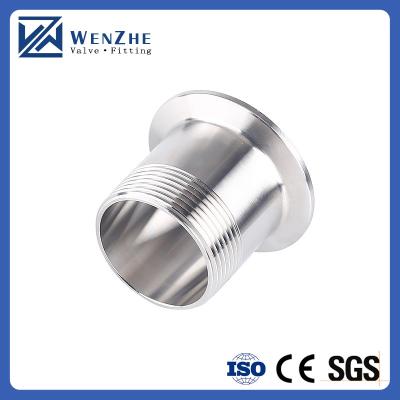 Cina Tubo a filo sanitario femminile adattato a un ferruolo da 2,5 pollici TRI CLAMP OD 77mm in vendita