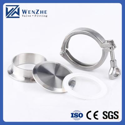 中国 ヘクサゴン/ラウンドヘッドコード ウェンゼ・トライクランプ ステンレススチール 304 シングルピン重用トライクランプ 販売のため