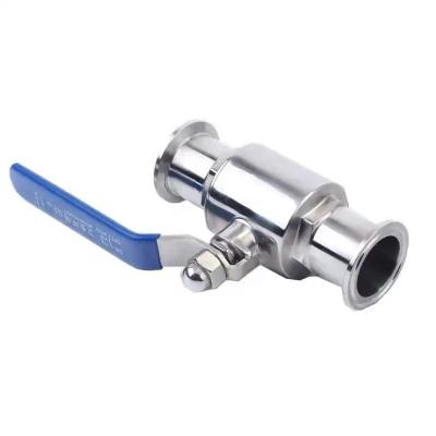 Cina Supporto OEM SS304 1/4''-4.0'' Homebrew Tri-Clamp Ball Valve Valvola Sanitaria in acciaio inossidabile in vendita