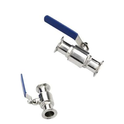 Cina Supporto OEM SS304 1/4''-4.0'' Homebrew Tri-Clamp Ball Valve Valvola Sanitaria in acciaio inossidabile in vendita