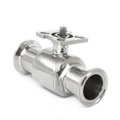 Cina Supporto OEM SS304 1/4''-4.0'' Homebrew Tri-Clamp Ball Valve Valvola Sanitaria in acciaio inossidabile in vendita