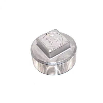 Cina Supporto personalizzato 304 in acciaio inossidabile con testa quadrata con chiusura a nucleo di classe 150 2' NPT maschio in vendita