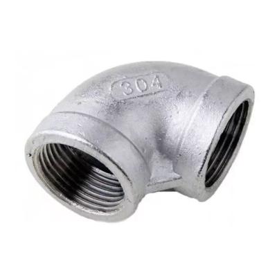 China Tubo em forma de T de aço inoxidável com fio feminino NPT de 3/4