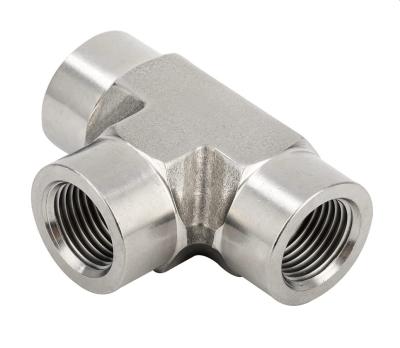 Cina Acciaio inossidabile 301 T-fitting 3 Ways Connector 1/8