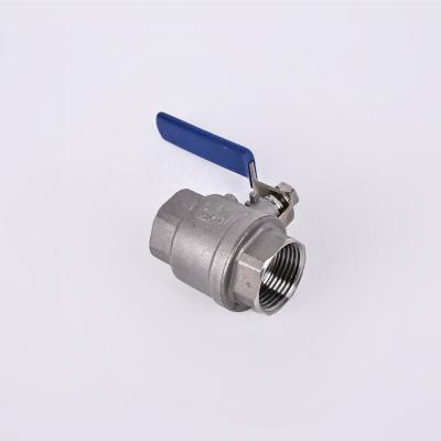 Cina SS304 DN40 Valvola a sfera di controllo manuale a filo femminile in vendita