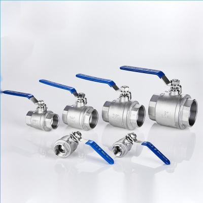 Cina SS304 DN40 Valvola a sfera di controllo manuale a filo femminile in vendita