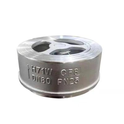 Cina DN50-DN200 API 594 Tipo Wafer Silenzioso CS Valvola di controllo di sollevamento H71W Con acciaio inossidabile in vendita
