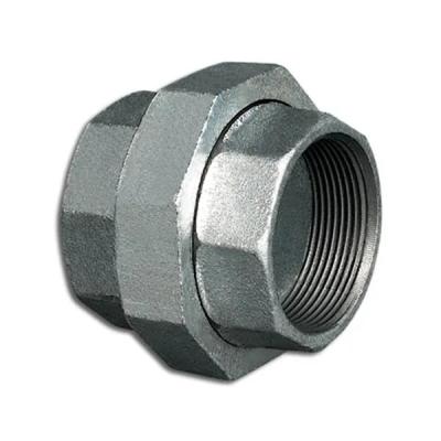 Cina Fittings per tubi di ferro malleabile galvanizzato standard Unione per collegamento femminile flessibile in vendita