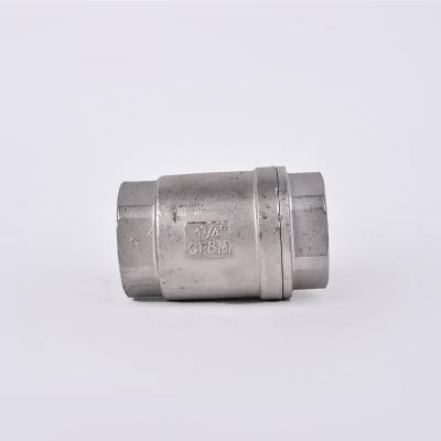 中国 シルバー仕上げ 1/2''-3.0'' ステンレス鋼 NPT BSP 201 304 一方向の返却しないチェックバルブ 販売のため