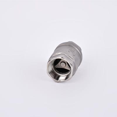 中国 シルバー仕上げ 1/2''-3.0'' ステンレス鋼 NPT BSP 201 304 一方向の返却しないチェックバルブ 販売のため