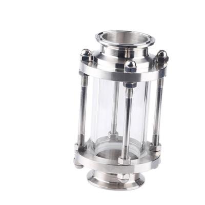 Cina Acciaio inossidabile sanitario 304/316 Fittings per tubi Tri Clamp Straight Tubular Vision Class in vendita