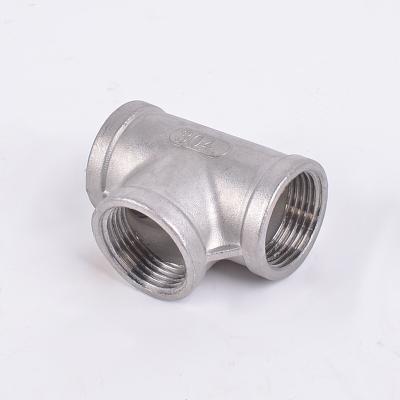 Cina Supporto personalizzato ODM Sanitario in acciaio inossidabile 201 304 Inner Wire Tee Estruso uguale in vendita
