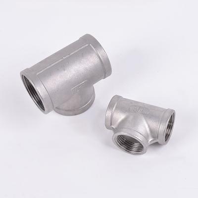 Cina Supporto personalizzato ODM Sanitario in acciaio inossidabile 201 304 Inner Wire Tee Estruso uguale in vendita