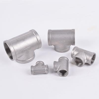 Cina Supporto personalizzato ODM Sanitario in acciaio inossidabile 201 304 Inner Wire Tee Estruso uguale in vendita