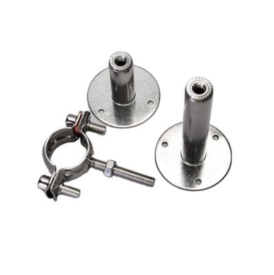 Cina Tenitore di tubi regolabile in acciaio inossidabile argento 304 con connessione a filo/clamp/saldatura in vendita