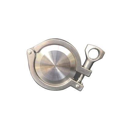 Cina Codice della testa rotonda personalizzata Sanitaria 304/316L Acciaio inossidabile 1.5 Tri Clamp Ferrule End Cap in vendita