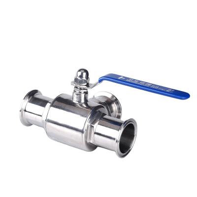 China SS304/SS316L tri-clamp válvula de esfera sanitária com função 3 Way e em 1/2 '' 6' Tamanhos à venda