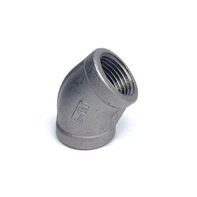 Cina ODM supportato WZ 201 304 316L Fittings per tubi NPT Bspt threading 45 gradi gomito femminile in vendita