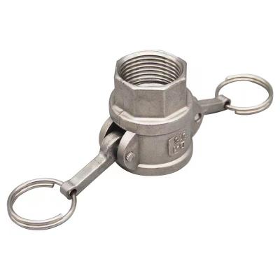 Cina Equal SS 304 316 Accoppiamento Camlock in acciaio inossidabile con connettore rapido di tipo D NPT BSPT BSP in vendita