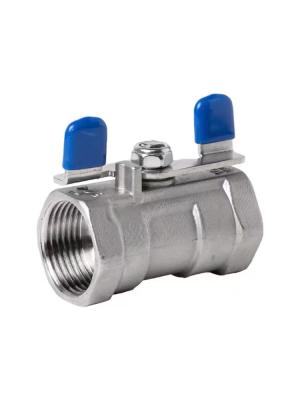 Cina 1/4''-4.0'' Acciaio inossidabile 1PC manicotto farfalla Mini Valvola a sfera con fine filo NPT BSPT in vendita