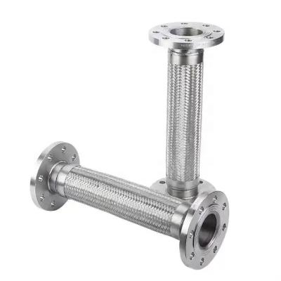 Cina Tubo ondulato in metallo flessibile con connessione a flange tubo in acciaio inossidabile 304 316 in vendita