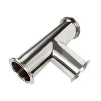 China Quick Install SS304 316L Tri Clamp Equal Tee Pipe Fitting for Food Industry Connection for sale