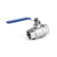 China DN20 SS316 Female Threaded Manual Control Ball Valve with Hexagon/Round Head Code for sale