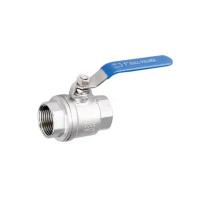 China Custom SS 304 Ball Valve 3A DIN NPT BSPT BSPP Head Code Cylindrical Silver 2 for sale