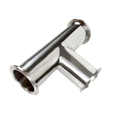 Cina T-shirt tri-clamp in acciaio inossidabile sanitario personalizzato per una connessione eguale in bagno in vendita